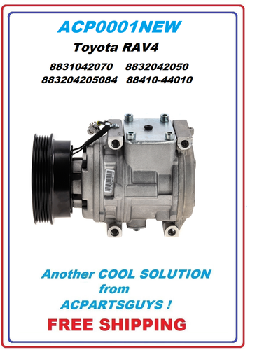 Direct fit AC COMPRESSOR 10PA15L Toyota RAV4 8831042070 883204205084 ...
