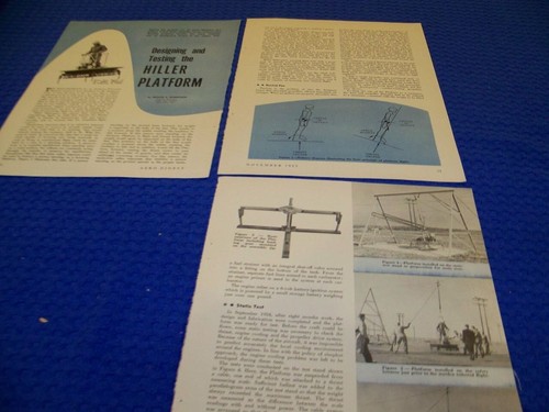 1955 HILLER PLATFORM "DESIGN ANALYSIS" PHOTOS/HISTORY/DETAILS (247HH ...