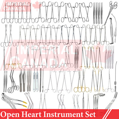 Open Heart Instrument Set of 117Pcs for Cardiac surgery, Open Heart ...