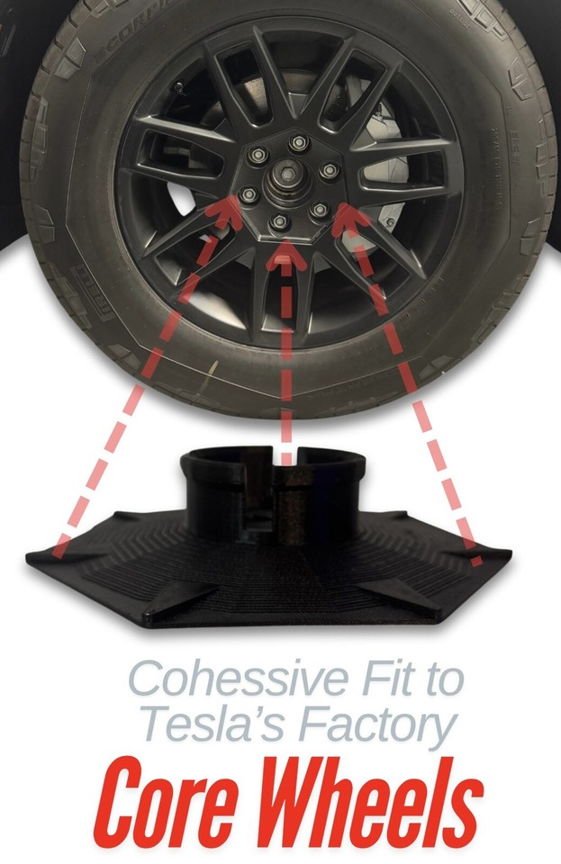 Premium Core Wheel Center Hubcaps for Tesla Cybertruck | eBay