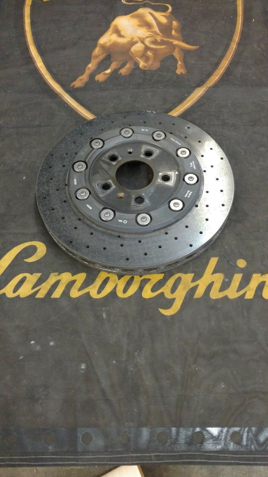 LAMBORGHINI GALLARDO LP560 HURACAN AUDI R8 REAR RIGHT CARBON CERAMIC ...