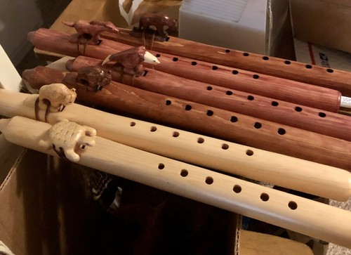 Eagle Flute By Native American Jonah Thompson - A MINOR With Fleece ...