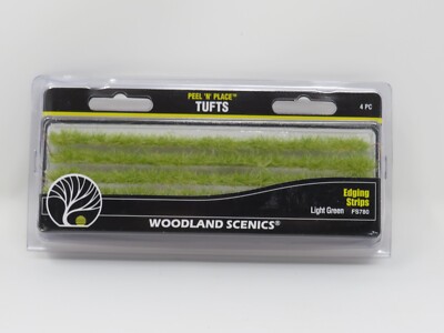 Woodland Scenics 780 Light Green Edging Strip Grass Tufts Field Plants ...