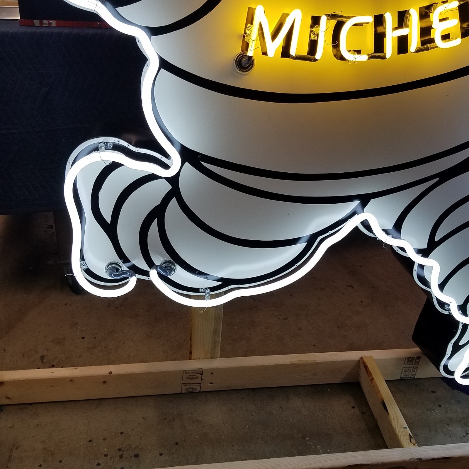 New Michelin Man Porcelain Neon Sign 75 IN W x 60 IN H | eBay
