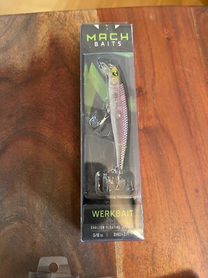 Mach Baits Werkbait Clearwater Shad Shallow Floating Jerkbait 3ft B-15 ...