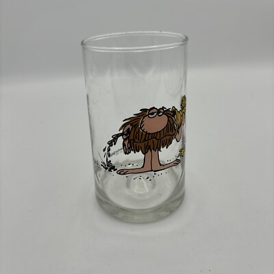 Vintage 1981 Arby's B.C. Ice Age Glass Collector Series Glass "Grog ...