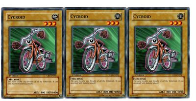 Yugioh- 3X Cycroid - Common - 1st Edition - CRV-EN001 - Near Mint | eBay