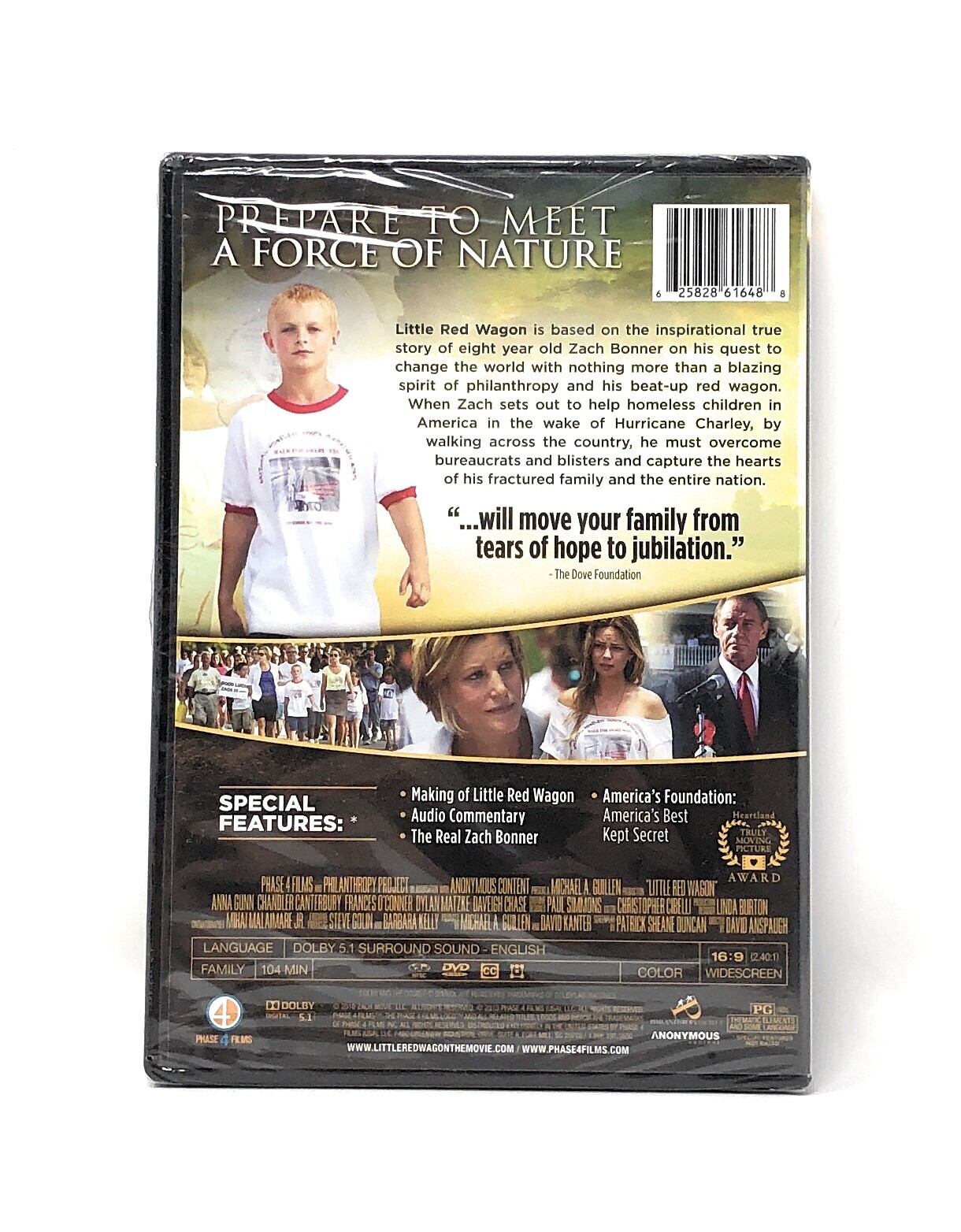 NEW Sealed Christian Drama WS DVD! Little Red Wagon (True Story of Zach ...