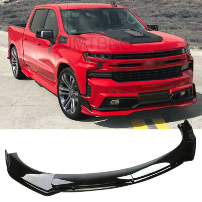 For Chevy Silverado 1500 2014-2018 Front Bumper Lip Splitter Spoiler ...