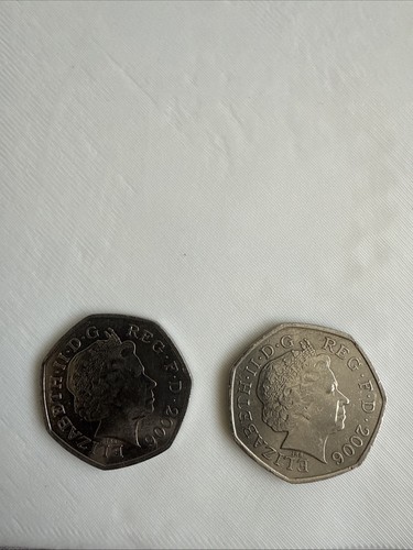 VERY RARE 2006 Queen Victoria Cross 50p Coin VC Fifty Pence Collectors ...