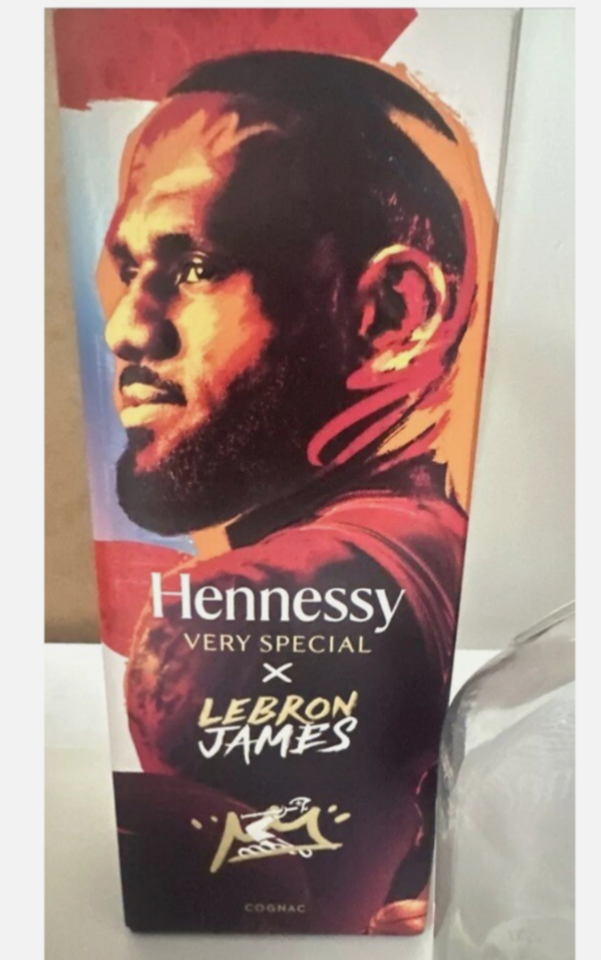 Hennessy x LeBron James Limited Edition Empty Bottle And Box RARE NBA ...