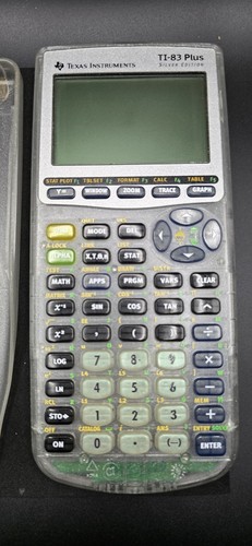 Texas Instruments TI-83 Plus Silver Edition Clear Graphing Calculator ...