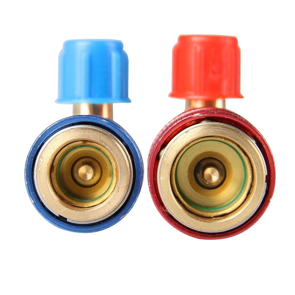 Quick Coupler AC Adapter Fittings Quick Connector High/Low A/C Freon | eBay