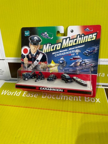 Hasbro MICRO MACHINES micromachines carabinieri Truck Moto SUV alfa ...