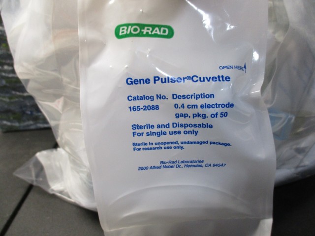 Bio-Rad Gene Pulser MicroPulser Electroporation Cuvettes 50pk 0.4cm ...