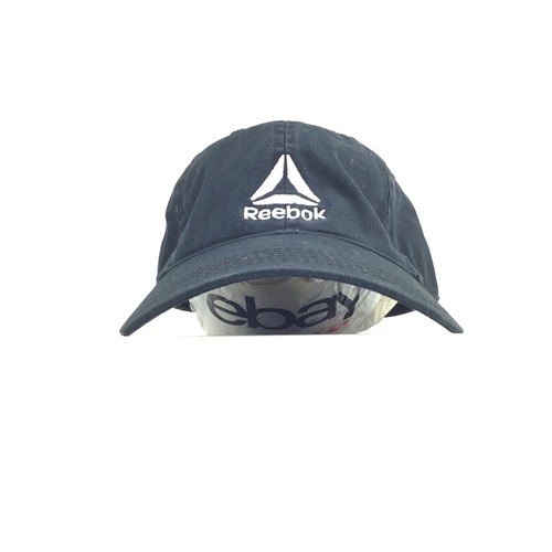 REEBOK Black Baseball Cap Hat Adj. Mens Size Cotton | eBay