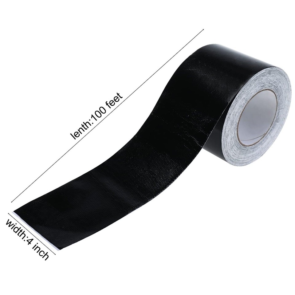 RealPlus 4"x100' RV Underbelly Tape Camper Mobile Home Belly Tape ...