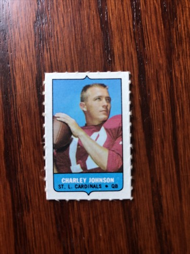 1969 Topps FOOTBALL 4 In1 SINGLE CHARLEY JOHNSON ST LOUIS CARDINALS ...
