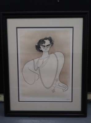 *AL HIRSCHFELD SIGNED & NUMBERED LIMITED EDITION EDWIN BOOTH LITHOGRAPH ...