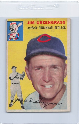 1954 Topps #22 Jim Greengrass Redlegs VG/EX *DA-B7556 | eBay