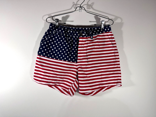 Chubbies 5.5" Inseam Red White Blue US Flag Print Regular Fit Board ...