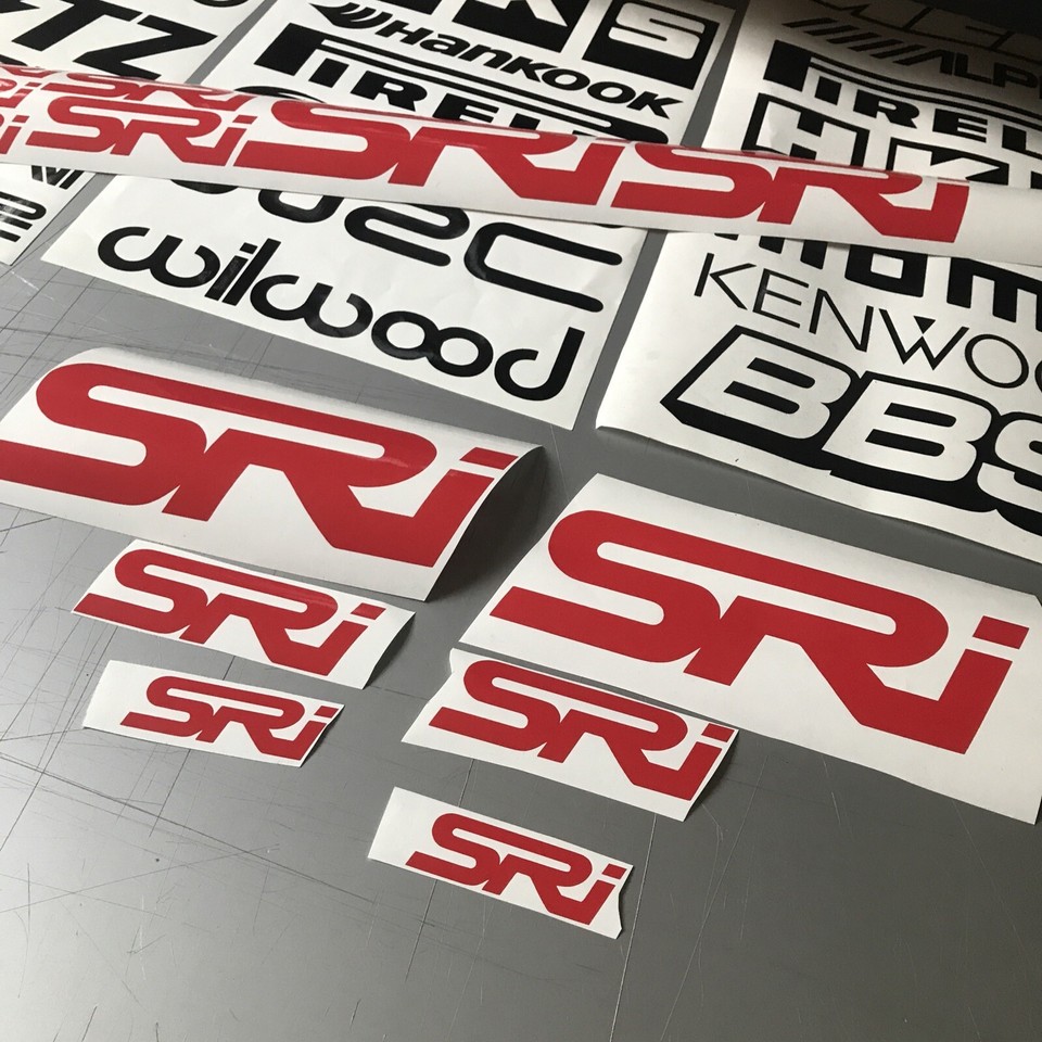 2x Vauxhall SRI Sport Car Van Window Vinyl Stickers Decals Insignia ...
