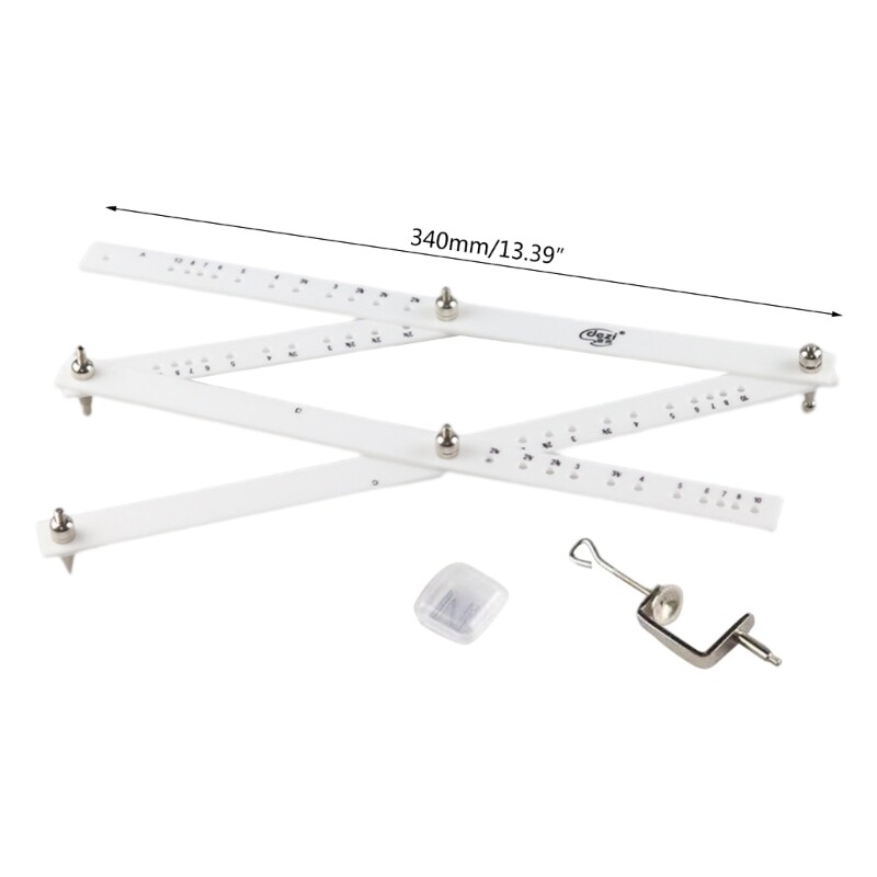 Plastic Ruler Magnifier 10x Magnifying Ruler for Artist, Designer ...