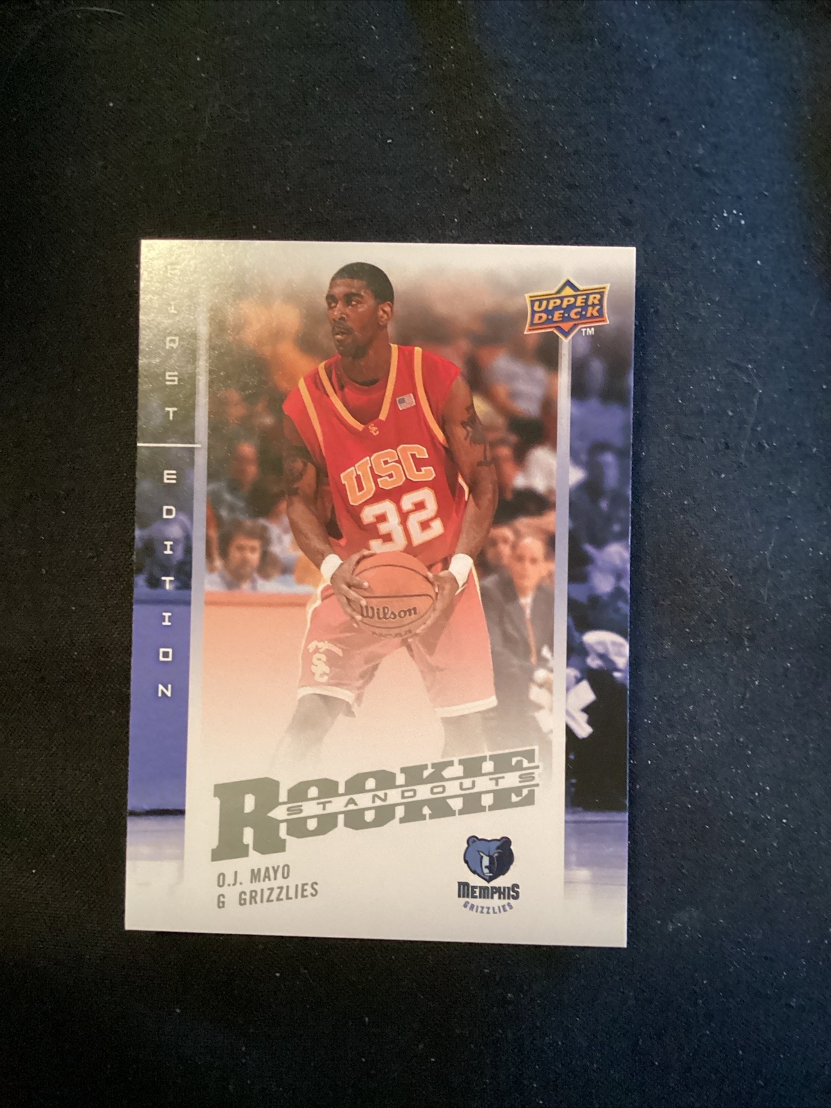 2008-09 Upper Deck First Edition Rookie Standouts OJ Mayo #RS-OM Rookie ...