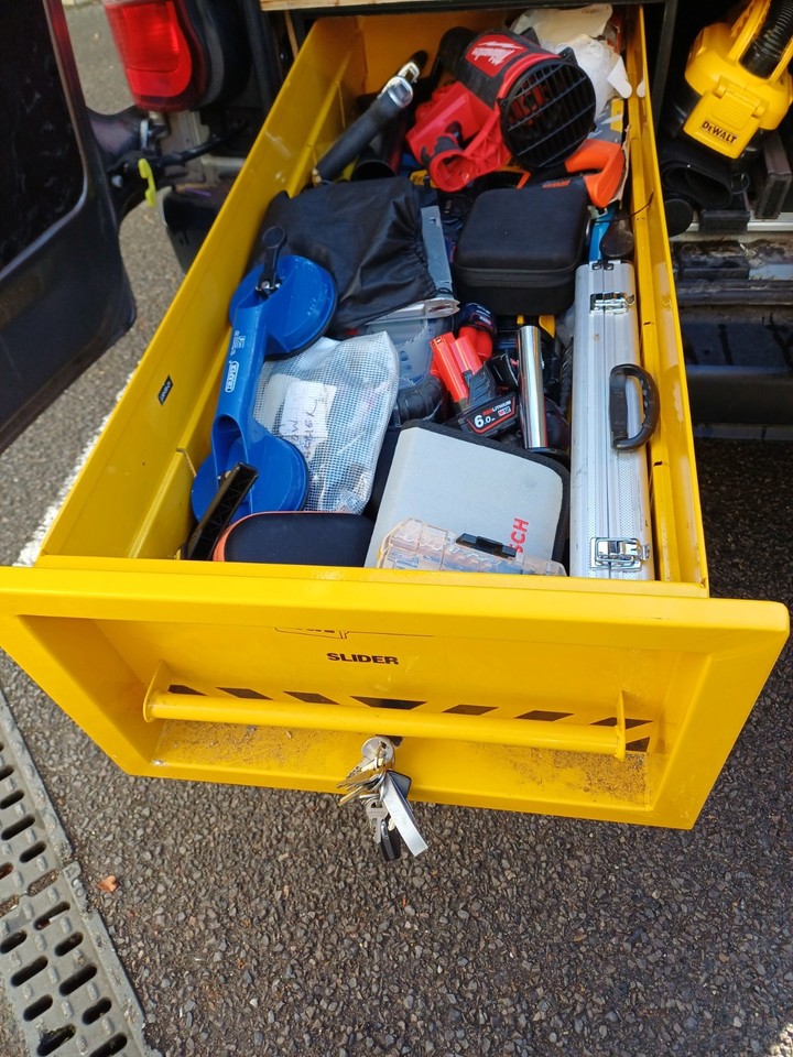 Van Vault S10870 Secure Storage Vehicle Box Slider slider van storage ...