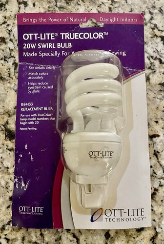OTT-LITE Truecolor 20W Swirl Replacement Bulb. Brings Daylight Indoors ...
