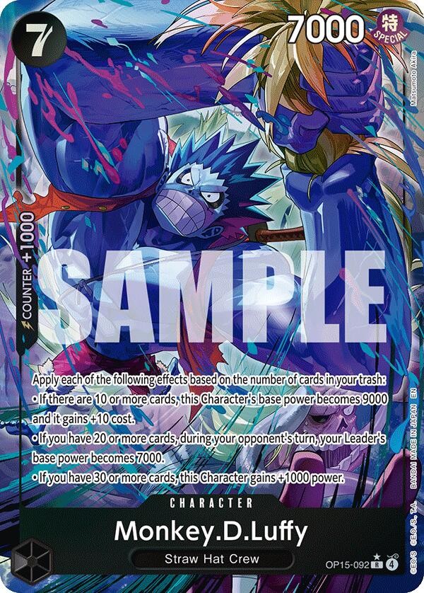 Monkey.D.Luffy OP15-092 Adventure on Kami's Island for sale | eBay