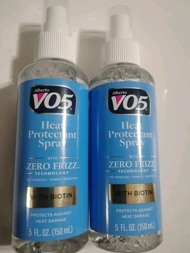 2 Ct Alberto VO5 Heat Protectant Spray With Zero Frizz Technology ...