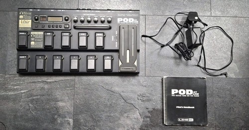 Line 6 Pod XT Live Guitar Multi-Effects Pedal. Power Supply and Manual ...