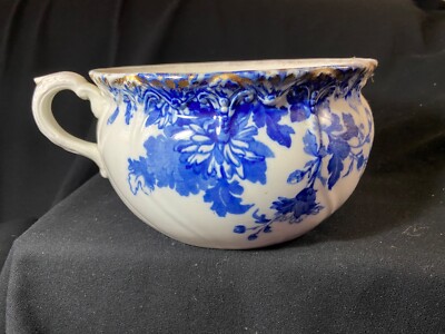 Antique Ridways England Saskia Chamber Pot Flow Blue | eBay