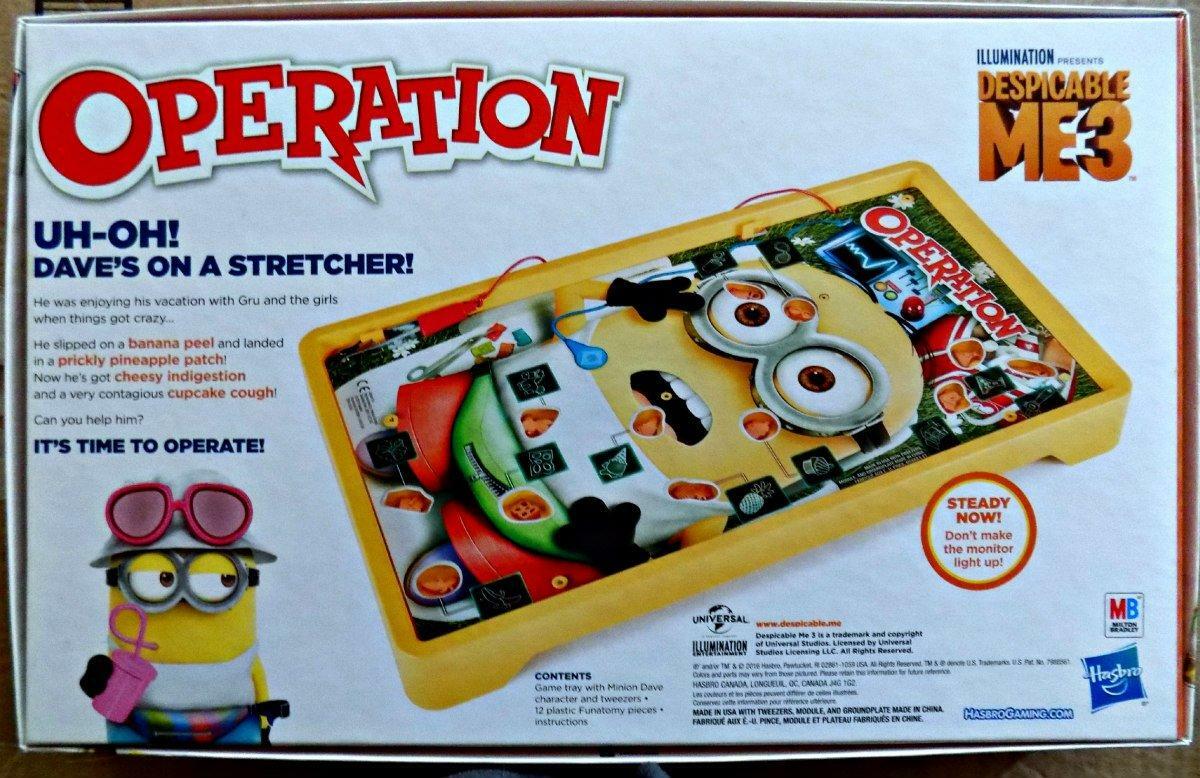 Despicable Me 3 Minions Operation Game Hasbro 2016 C1342 | eBay