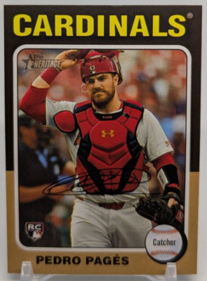⚾2024 Topps Heritage High Number #704 Pedro Pages (RC)- SP -Cardinals⚾ ...