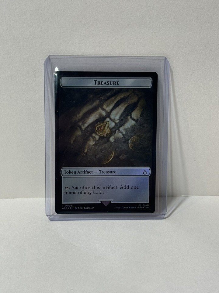 Treasure \ Assassin Token FOIL - Magic TCG Assassin's Creed MTG 0004 / ...