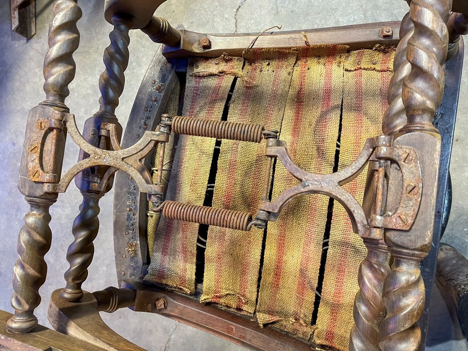 Rare Antique George Hunzinger Rocking Chair, late-19th Century ...