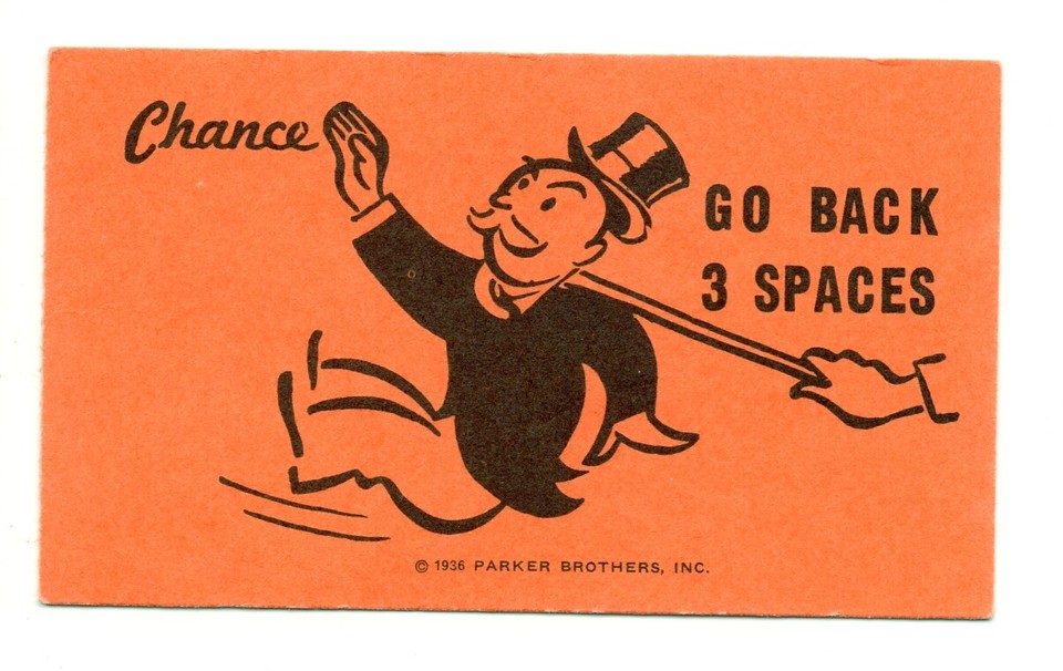 MONOPOLY CHANCE CARDS (Orange) Replacements - YOU PICK Pieces Parts 3 x ...