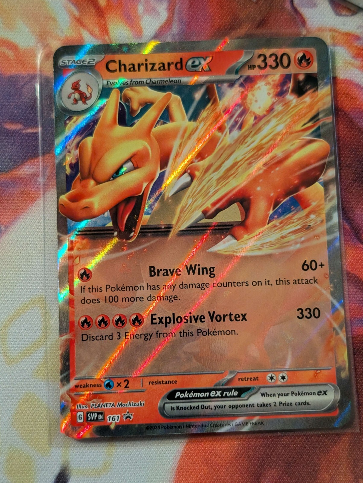 Charizard EX 161 004 005 NM Promo Black Star Super Premium Collection ...