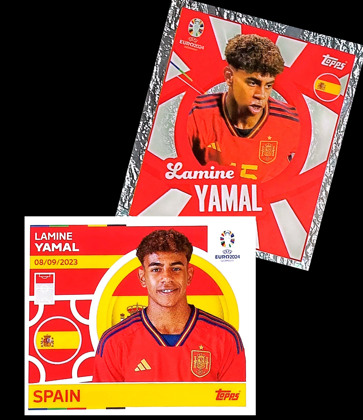 Topps UEFA EURO 2024 Stickers -- Lamine Yamal -- ESP 19 / ESP PTW | eBay