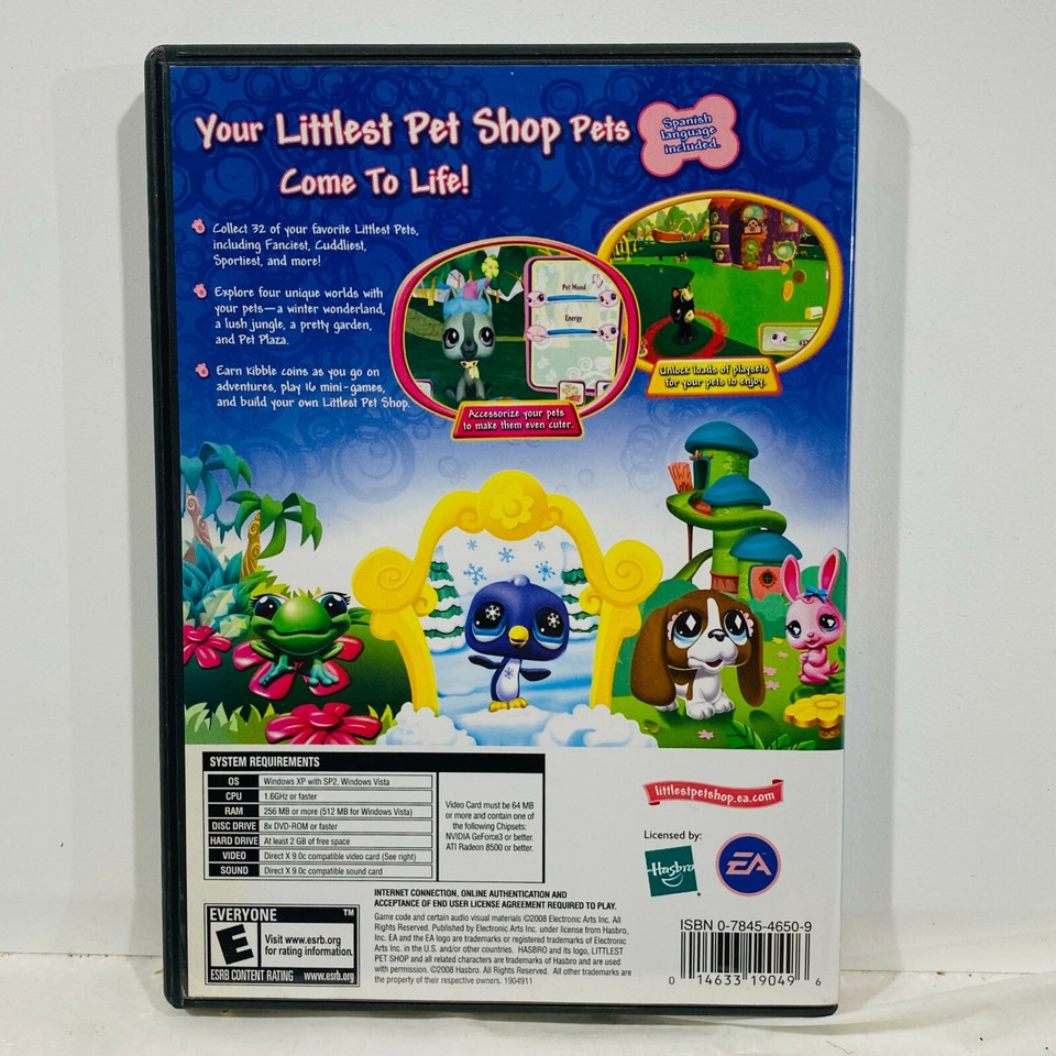 Littlest Pet Shop PC DVD-ROM PC Video Game Software Complete With ...