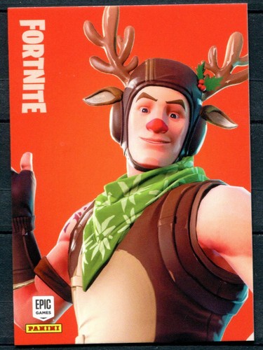 PANINI FORTNITE 2019 Trading Cards Series 1 #124 RED-NOSED RANGER ...