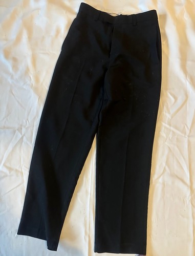 Michael Brandon Dress Pants Men's Size 30x32 Black Pinstripe | eBay