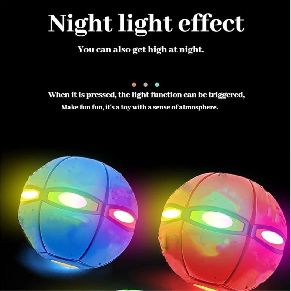 Magic Meta Bouncing Ball for Kids, Flying Saucer Bouncy Ball For Parent ...