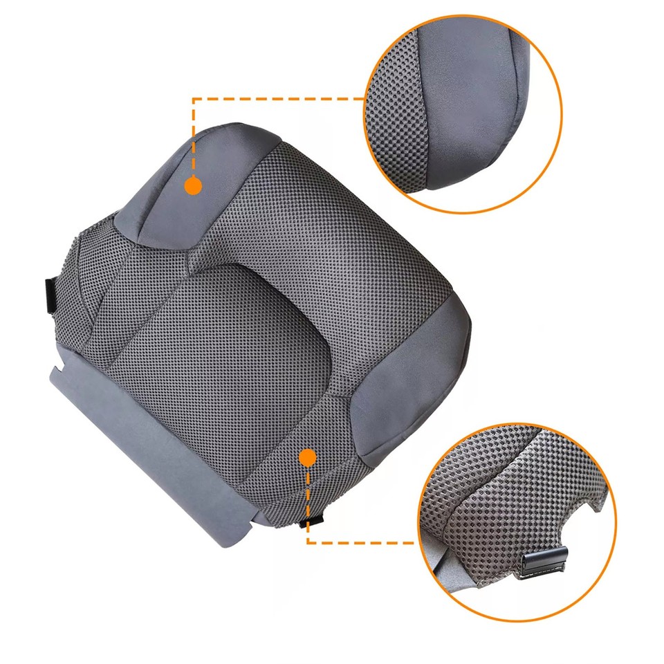 Driver&Passenger Side Cloth Seat Cover For Nissan Frontier 05-19 4pcs ...