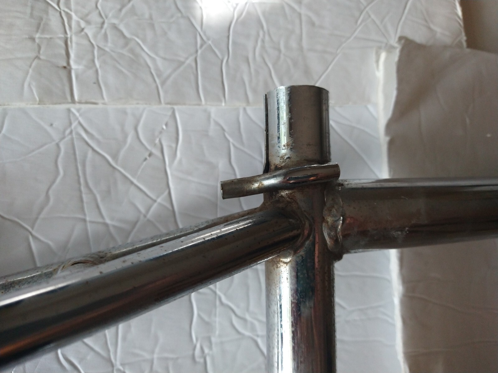 Vintage Mongoose Bike Frame 20 Inch Chrome BMX Old School Rad Bicycle ...