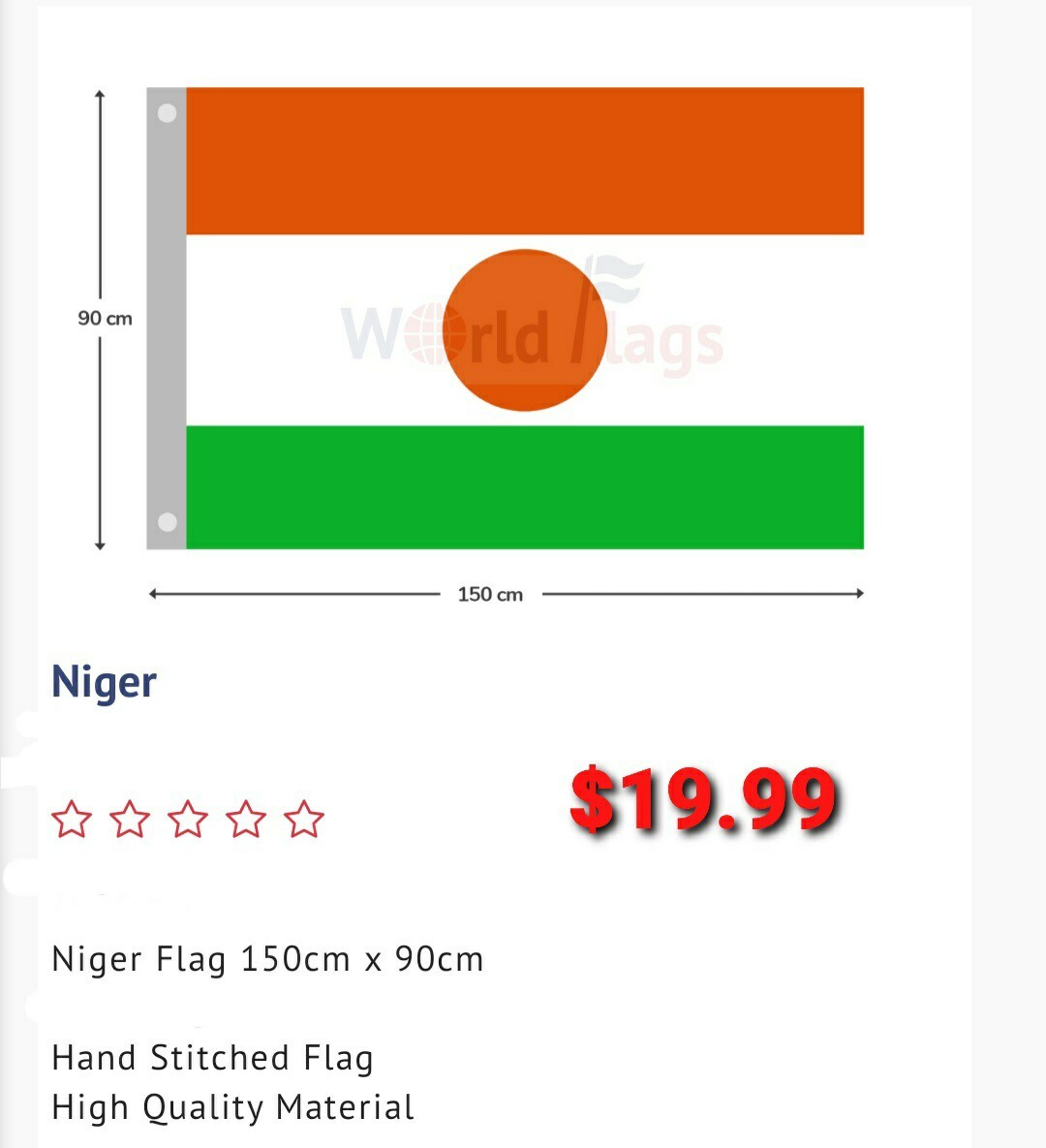 Flag Of Niger