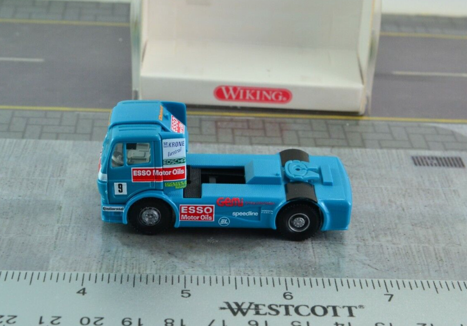 Wiking 4410337 Mercedes Benz "ESSO" Racing Tractor Truck 1:87 HO Scale ...