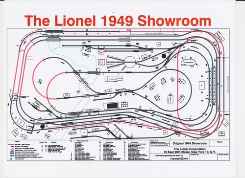 Original 1949 Lionel Showroom Layout Giant Poster Print Art | eBay